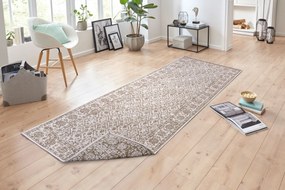 NORTHRUGS - Hanse Home koberce Kusový koberec Twin-Wendeteppiche 105432 Linen – na ven i na doma - 80x250 cm