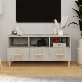 Tv Skříňka 102 X 36 X 50 Cm Kompozitní Dřevo Betonová šedá