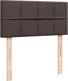 Box spring postel s matrací tmavě hnědá 80x200 cm textil 3285718
