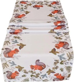 Ubrus Lesní veverky 40 × 140 cm