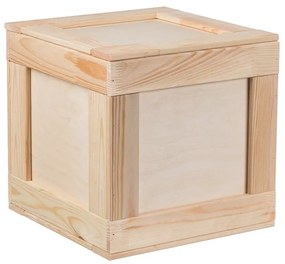 ČistéDřevo Dřevěný box 30 x 30 cm