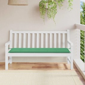 vidaXL Poduška na zahradní lavici 150x50x3cm látka oxford [361159] Barva: Zelená