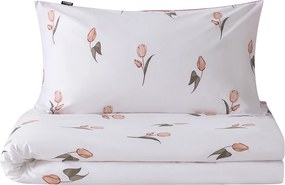 XPOSE® Bavlněné Renforcé povlečení TULIPÁNY DUO - růžové