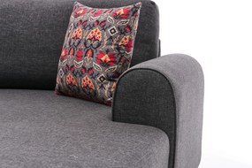 Atelier del Sofa Rohová sedací souprava Belen - Anthracite, Antracitová