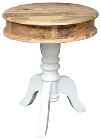 Indický nábytek - Odkládací stolek Dhari 50x60x50 z mangového dřeva