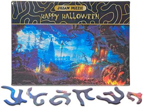 _Ostatní 1_ PUZZLE Happy Halloween Dýňová zahrada 75x50cm 468 dílků skládačka v krabici 81307