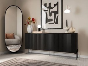 Komoda Vera 190 cm černá