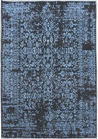 Ručne viazaný kusový koberec Diamond DC-JK 1 Denim blue / aqua, 365x457, modrá, chodba / predsieň, Diamond Carpets India