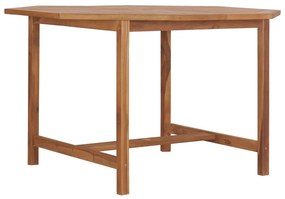Zahradní jídelní stůl 110 x 110 x 75 cm masivní teak 318478