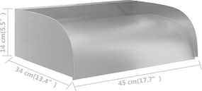 Vodopád 45 x 34 x 14 cm nerezová ocel 304 148877