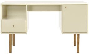 OnaDnes -20% Bílý lakovaný pracovní stůl Tom Tailor Color Living 130 x 50 cm