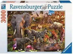 Ravensburger Africký svět zvířat - 3000 dílků / od 14 let