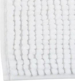 MSV CHENILLE koupelnová předložka 60 x 90 cm bílá / mikrovlákno / prot