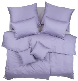 SCANquilt povlečení SATÉN TENCEL PLUS fialková 140 x 200/70 x 90 cm