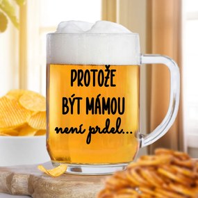 Ahome CZ Džbánek na pivo 0,5 l - Protože být mámou není prdel