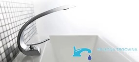 Stojánková koupelnová baterie EYN KA72932 s LED v chromu, tmavém bronzu a matné černé — Černá