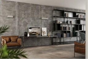 Nástěnné svítidlo SOLLUX Vega 50 E27 2x60W bez zdroje beton/sklo SL.0993