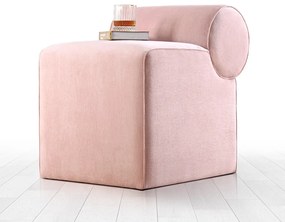 Atelier del Sofa Taburet Linburg Puf - Pink, Růžová