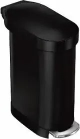 Simplehuman Slim Úzký pedálový odpadkový koš 45 l černá