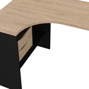 FALCO Psací stůl Felix 118 černý mat/jackson hickory