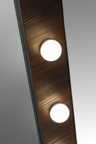 Nástěnné LED zrcadlo Dorothy 60 cm dub ristretto