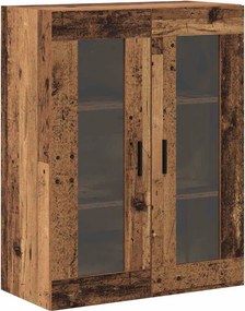 Nástěnné skříňky 2 ks Staré dřevo 69,5 x 34 x 90 cm 3394581