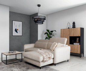 Orabela, 55x130x55cm závěsná 3B černý