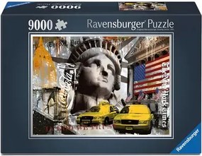 RAVENSBURGER Puzzle Metropole New York / 9000 dílků / 193 x 139 cm