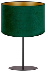 Duolla | Duolla - Stolní lampa ROLLER 1xE14/15W/230V tmavě zelená/zlatá | DU81495