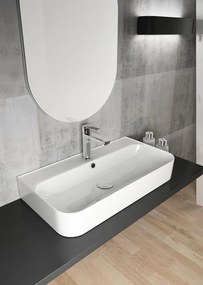 Isvea Isvea, SISTEMA U keramické umyvadlo 70x38 cm, bílá, 10PL53070