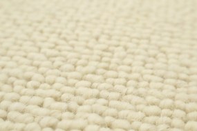 Avanti, Metrážový koberec Alfawool 86 bílý, na míru, šíře 4m,5m, béžová, ab (mřížka), ložnice