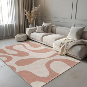 Růžový pratelný koberec 120x180 cm Strawberry Latte – Mila Home