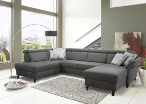 XXXLutz SEDACÍ SOUPRAVA, textil, antracitová Sit & More - Sedací soupravy - 000144005218
