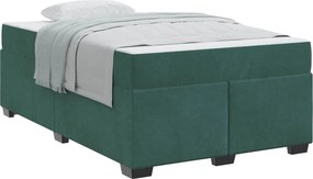 Rám postele s matrací Tmavě zelená 120 x 200 cm textil 3399287