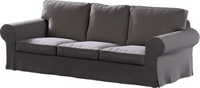 Potah na pohovku IKEA  Ektorp 3-místná, nerozkládací barva hnědá látka sametová