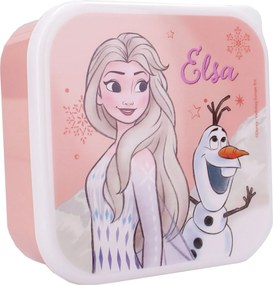 Svačinové boxy Ledové království - Frozen - motiv Elsa a Olaf - sada 3ks