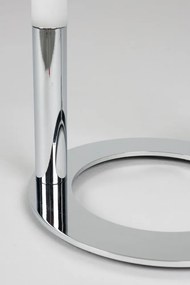 Kovová LED stmívatelná stolní lampa ve stříbrné barvě (výška 36 cm) Arch – Zuiver