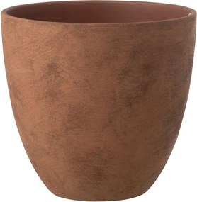 Rezavý antik keramický obal na květináč Larigge L - Ø 30*29 cm