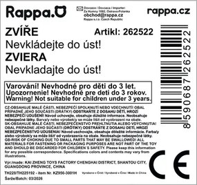 RAPPA Figurka Roháč / Hmyz / 7 cm / plast