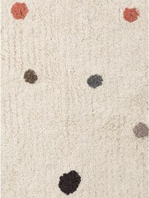 Krémový pratelný/ručně tkaný bavlněný dětský koberec 140x200 cm Snuggle Pippo – Hanse Home