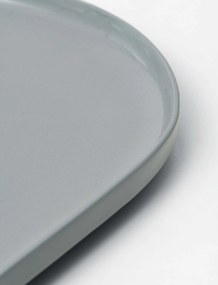 Servírovací talíř Moments 40 cm světlý šedý