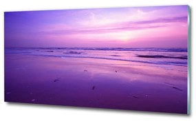 Wallmuralia Fotoobraz na skle Západ slunce moře 100x50