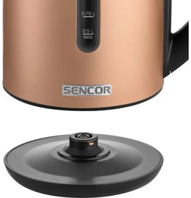 Sencor - Rychlovarná konvice s termoregulací 1,7 l 2150W/230V měděná