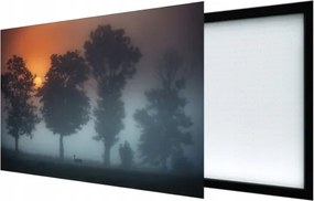 Led Podsvícený Obraz Sarna rámeček černý Elegance Slim 30x40 cm napájecí adaptér