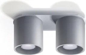 Stropní svítidlo SOLLUX Orbis 2 GU10 2x40W bez zdroje SL.0055 šedá