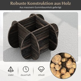Costway Φ89 cm Kulatý konferenční stolek s deskou z tvrzeného skla a podnoží