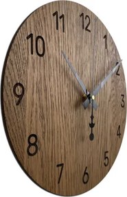 Nástěnné hodiny z dubového dřeva – moderní minimalistický design I SENTOP MAS002-A-akcia20