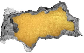 Wallmuralia Fototapeta díra na zeď Zlatá folie pozadí 95x73 cm