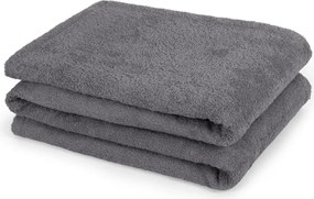 Bellatex Froté plážové osušky 100x150 cm šedá