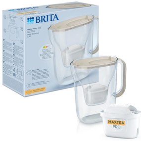 Brita Filtrační konvice Style Essential s filtrem Maxtra Hard Water Expert, 2, 4 l, písková 1057792